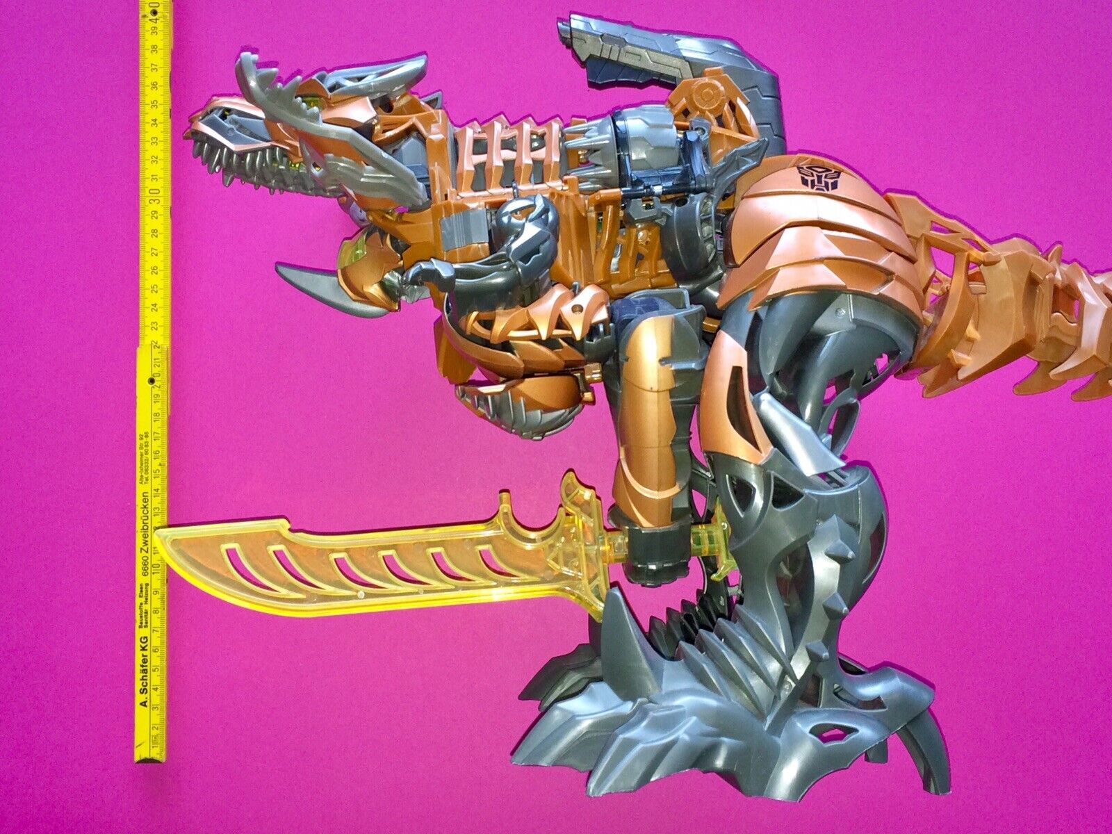 TRANSFORMERS Roboter STOMP & CHOMP Grimlock DINOBOT Optimus PRIME Figur ...