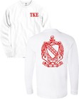 Tau Kappa Epsilon Fraternity Crest Long Sleeve TKE Shirt - MANY COLORS ...