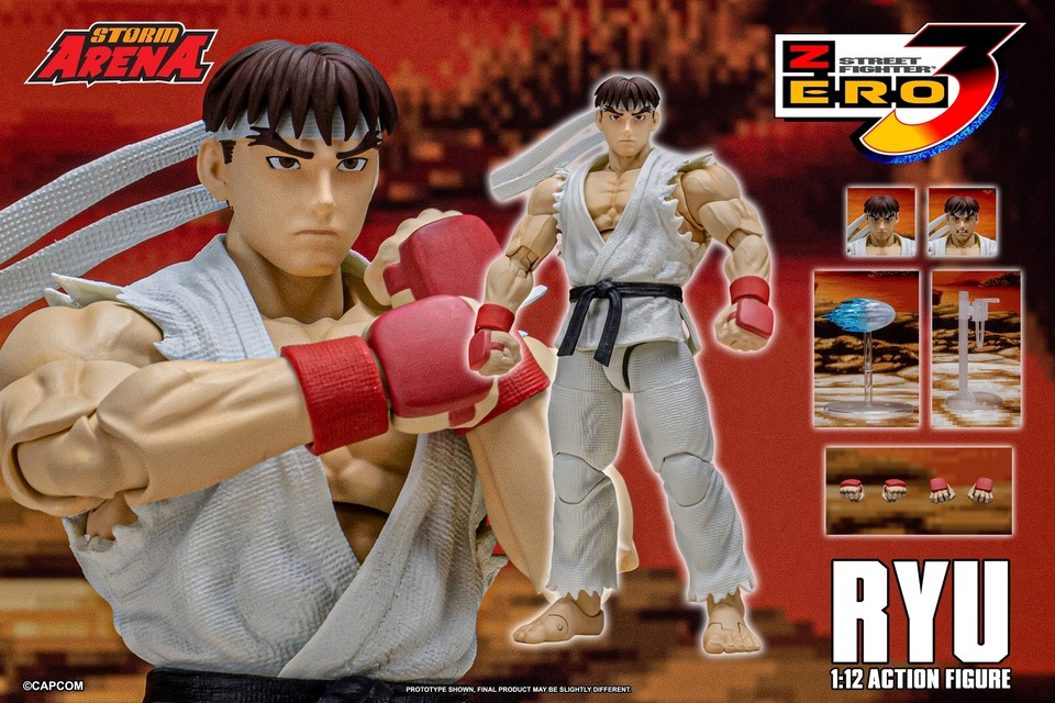 Storm Arena Collectibles 1/12 Ryu Action Figure (Street Fighter Zero ...