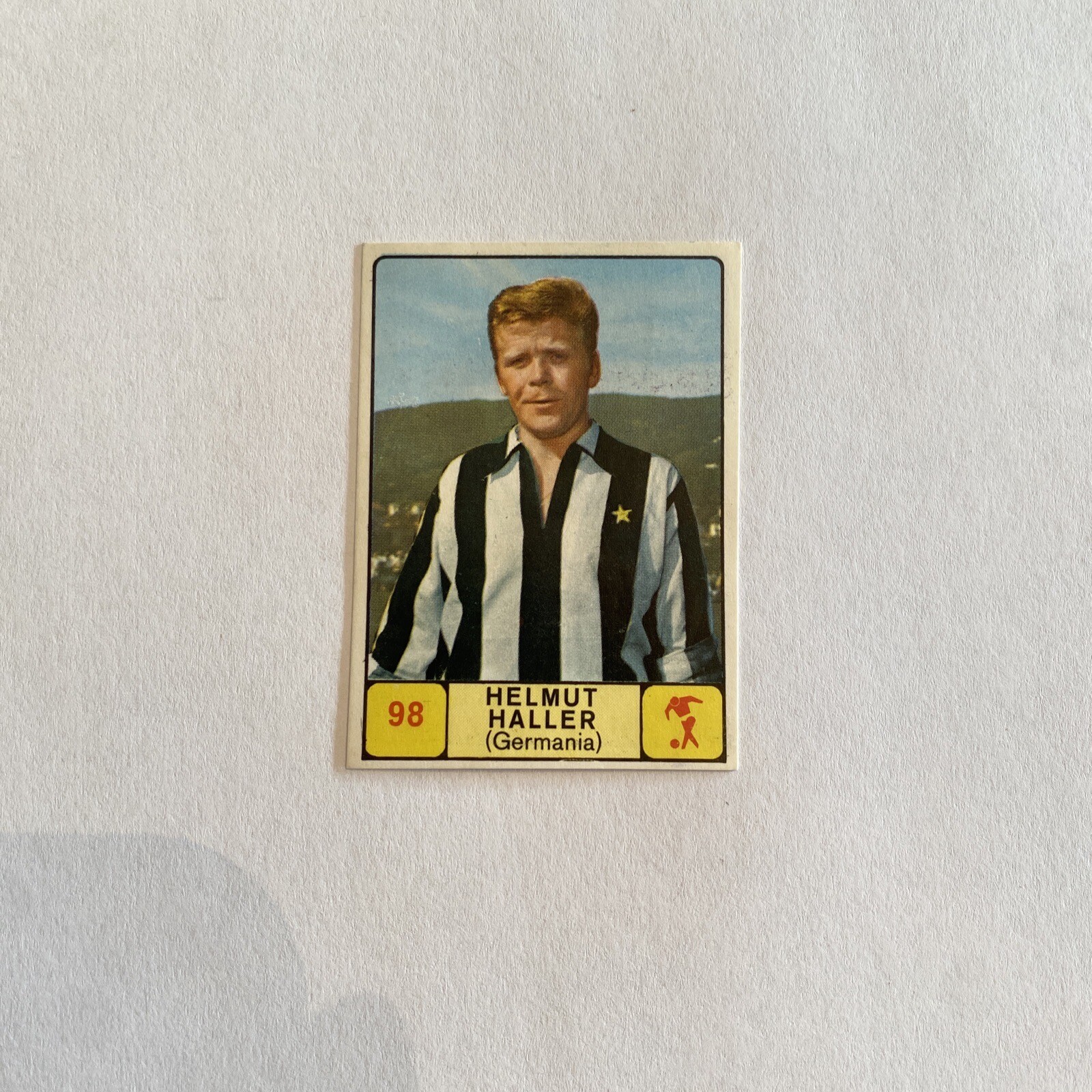 1968-69 Panini Campioni Dello Sport Sticker #98 HELMUT HALLER - Soccer ...