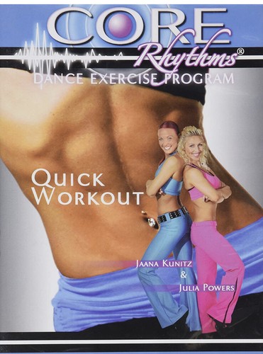 Core Rhythms Dance Exercise Program Quick Workout Janna Kunitz Julia Powers Fun for sale online ...