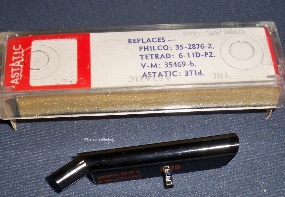 ASTATIC 1170D 1170 PHONOGRAPH CARTRIDGE NEEDLE for EV 5115D 371D | eBay