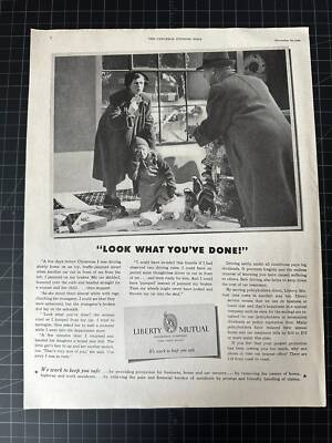 Vintage 1949 Liberty Mutual Insurance Print Ad | eBay