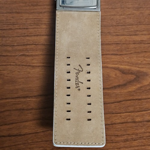 Fender Guitar Wide Rock Band Watch Leather Water Resistant NEW BATTERY ...