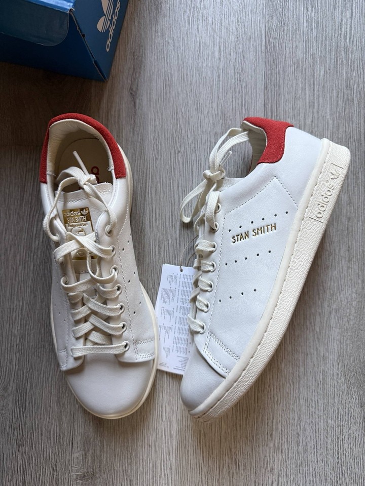 Adidas Stan Smith Lux - White / Red - UK5.5 - Brand New In Box | eBay UK