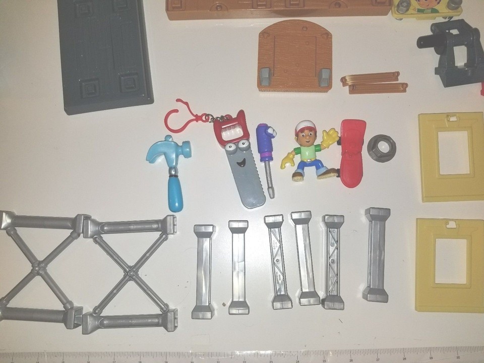 EUC HANDY MANNY LOT ~ LET'S GET TO WORK MANNY & REPAIR SHOP RETIRED ...
