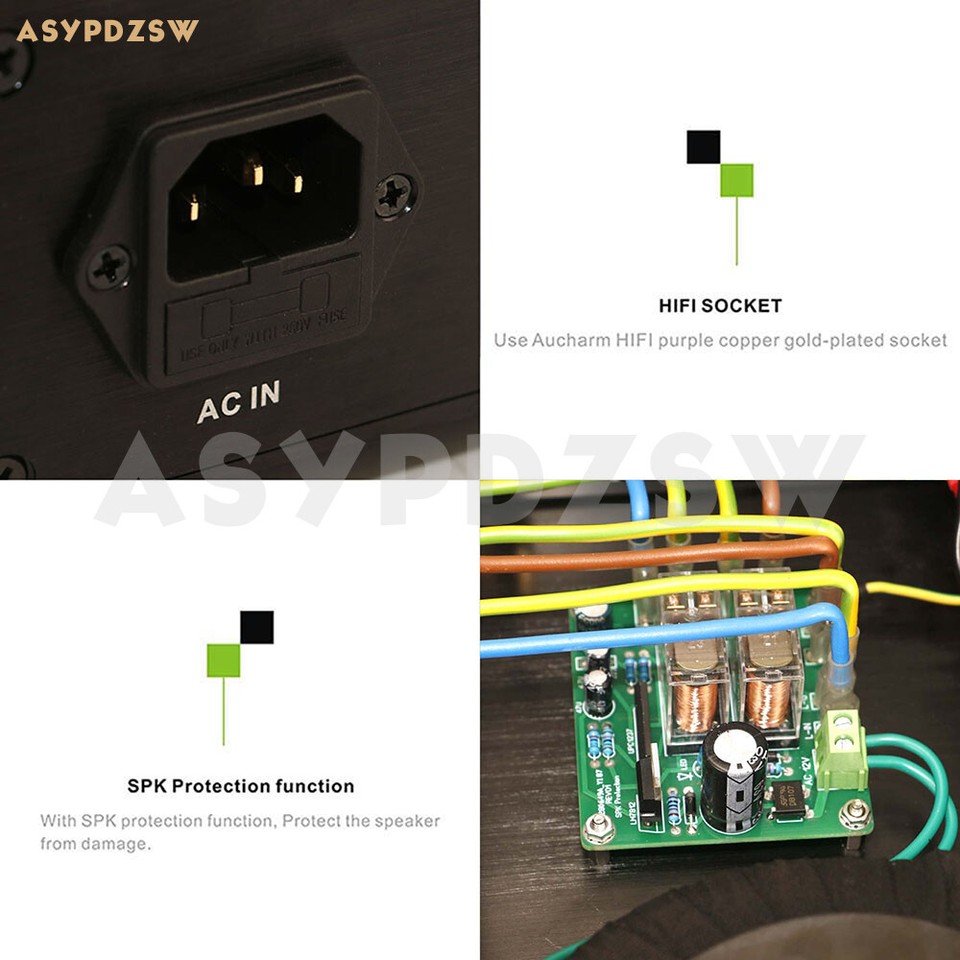 HIFI NAP250 Power Amplifier Base On UK NAIM With SPK Protection 80W+80W ...