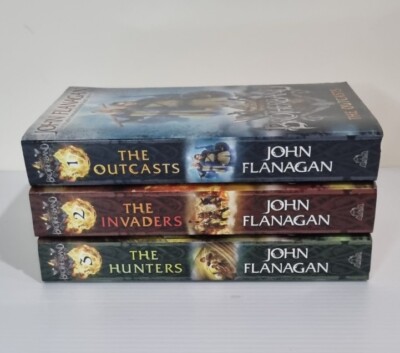 Brotherband Book Series 1 2 3 John Flanagan Outcasts Hunters Invaders ...