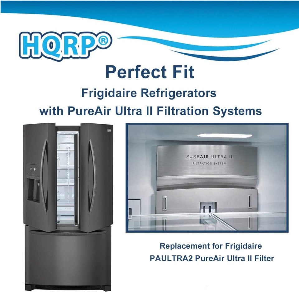 2-Pack Activated Carbon Refrigerator Filter for Frigidaire FG FGHB FPB ...