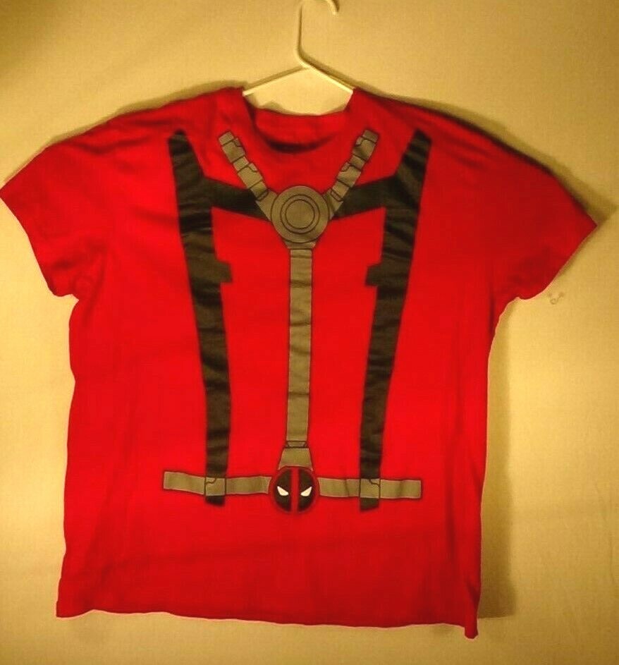 Marvel Underoos Red Dead Pool 100% Cotton Tee Shirt/ Sleepwear XXL | eBay