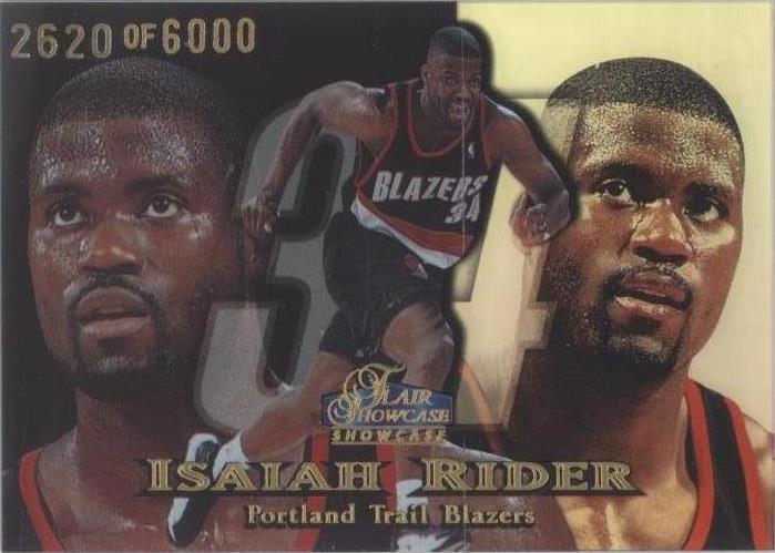 1998-99 Flair Showcase - Isaiah Rider #61 Row 1 /6000 for sale online ...