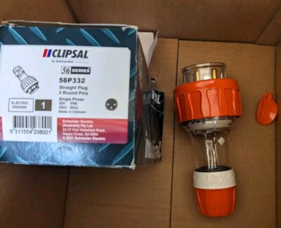 Clipsal 56p332 32A 3Pin Plug Single Phase | eBay Australia
