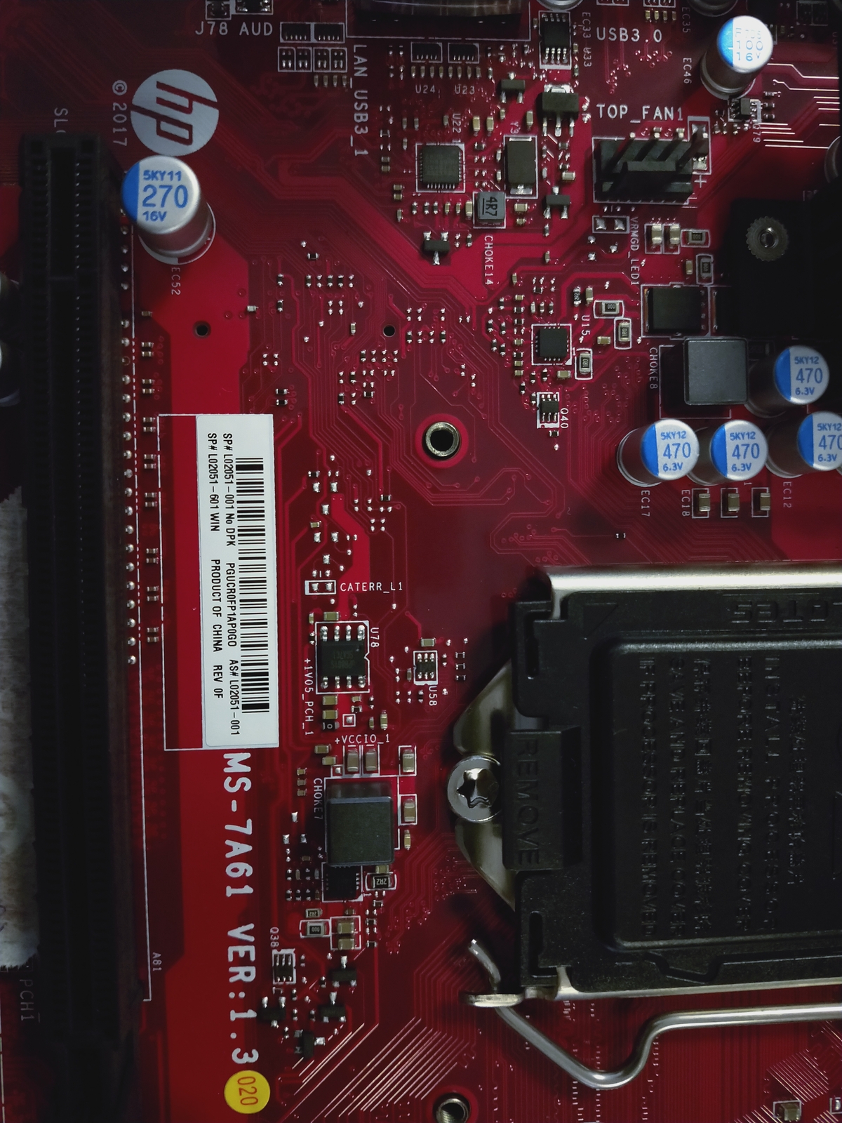 FOR HP Tampa2 8437 motherboard Chipset Z370 LGA1151 MS-7A61 L02051-001 ...