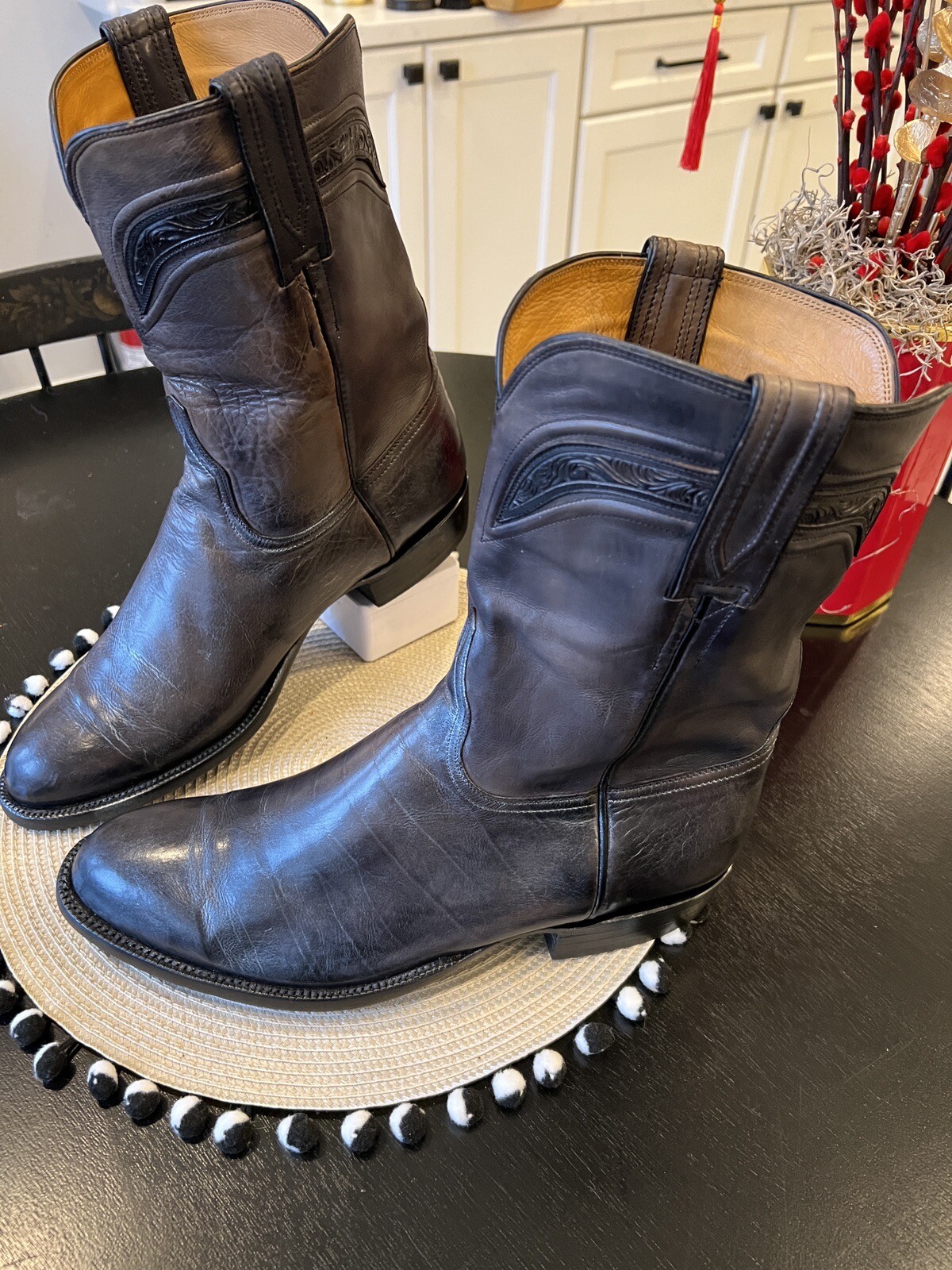 Lucchese Cowboy Roper Boots 👀@r👢👢1st Buttery Soft … - Gem