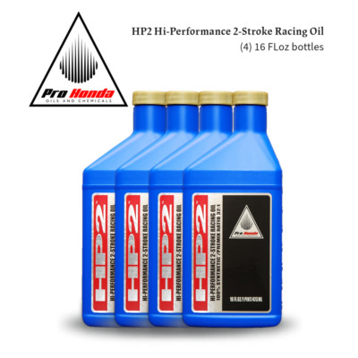 Honda HP2 Hi-Performance 2-Stroke 100% Synthetic Racing Oil, (4 Pints ...