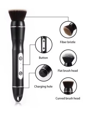 Chargeable 2in1 Electronic Foundation Brush | eBay