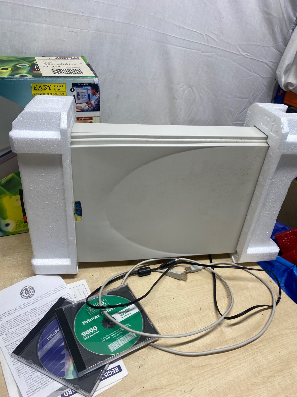 Vintage Retro Primax A4 Flat Bed Scanner - Colorado USB 9600 - UNUSED ...