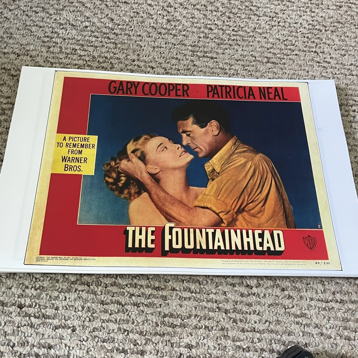 The Fountainhead Movie Poster