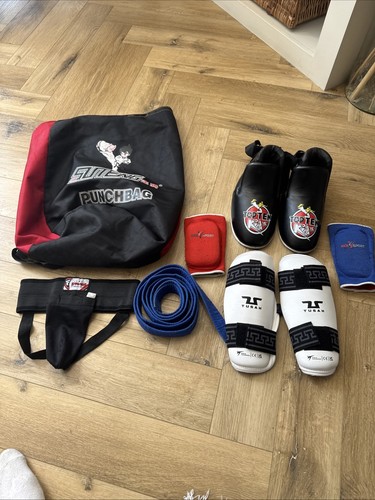 karate/ Kickboxing sparring gear For Junior (x Small) Top Ten Shin ...