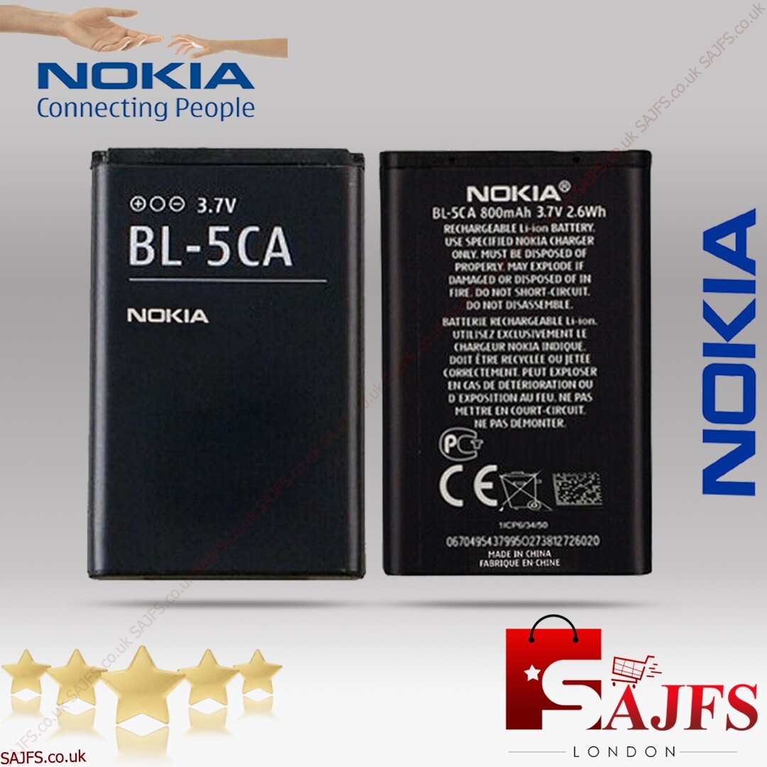Genuine Nokia Battery BL-5CA / BL5C for 1110 1112 1200 1208 1209 1650 ...