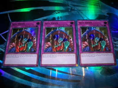 3x Skill Drain 1st Edition Ultra Rare RA02-EN077 Yu-Gi-Oh! | eBay
