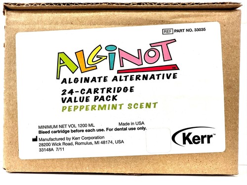 *24-Piece* Kerr Alginot Regular Set Peppermint Scent 50mL Cartridge ...