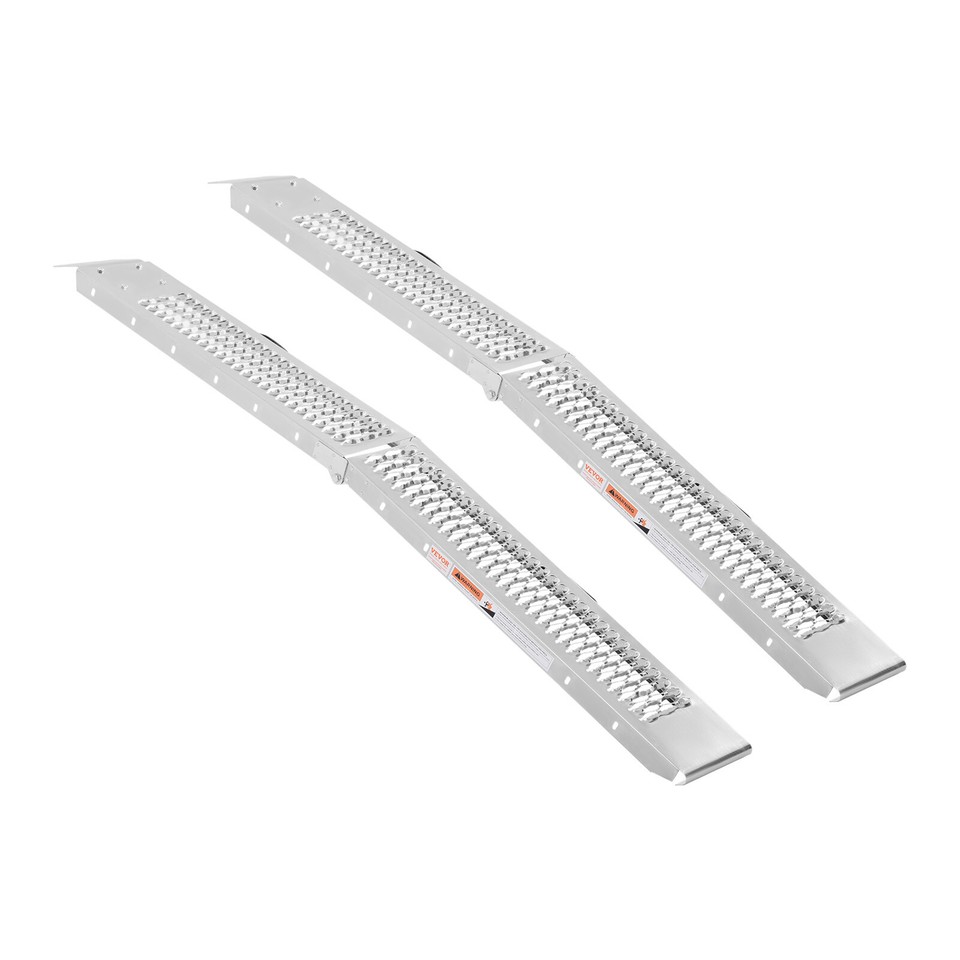 VEVOR 1000 lbs Aluminum Ramps 2Pcs Heavy-duty Loading Ramps with ...