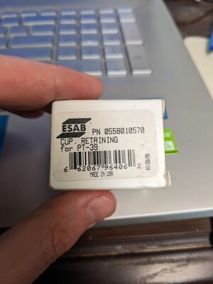 ESAB 0558010570 PLASMA RETAINING CUP FOR PT-39 | eBay