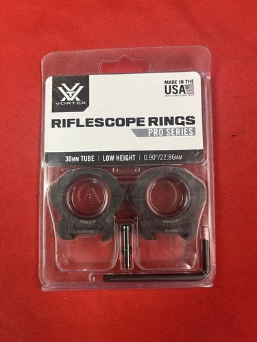 VORTEX Pro Series 30MM Rifle Scope Rings Low Height Picatinny Weaver ...