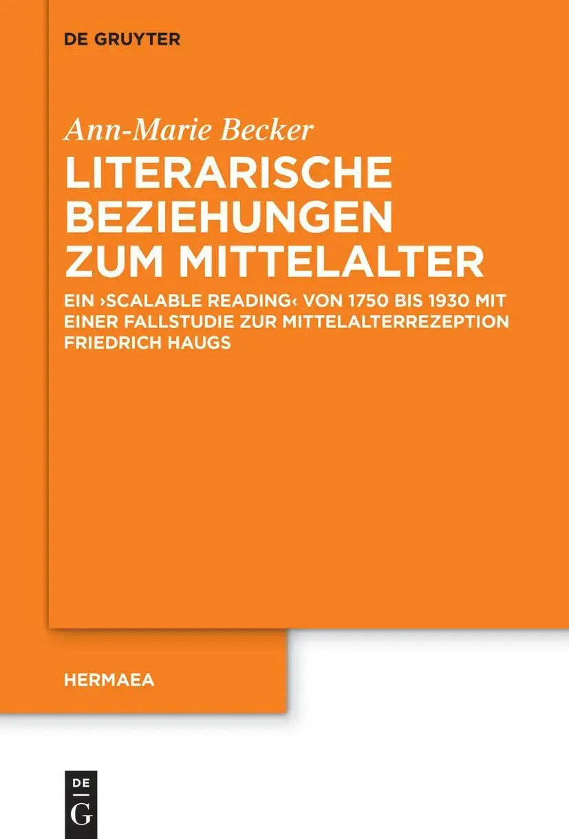 Literarische Beziehungen zum Mittelalter | Ann-Marie Becker | Deutsch ...