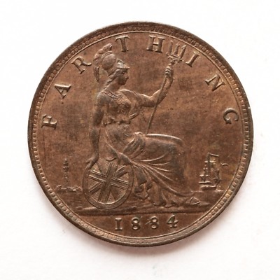 1884 Queen Victoria Farthing SNo11533 | eBay UK