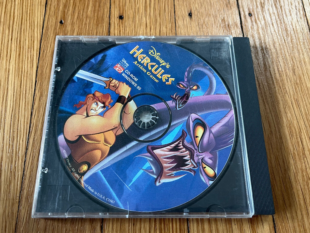 Hercules Action Game PC CD-ROM Disney Jewel Case Windows 712725000721 ...