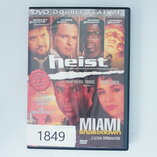 Heist And Miami Shakedown 2 x Movie Pack DVD Region 4 PAL Free Postage ...