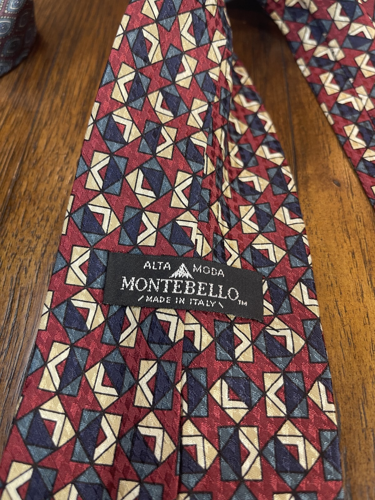 RED ALTA MODA COUTURE HIGH END DRESS SUIT DESIGNER NECKTIE TIE FREE ...