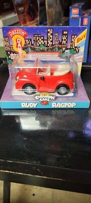 Vintage 1999 The Chevron Cars Rudy Ragtop Red Car Convertible New | eBay