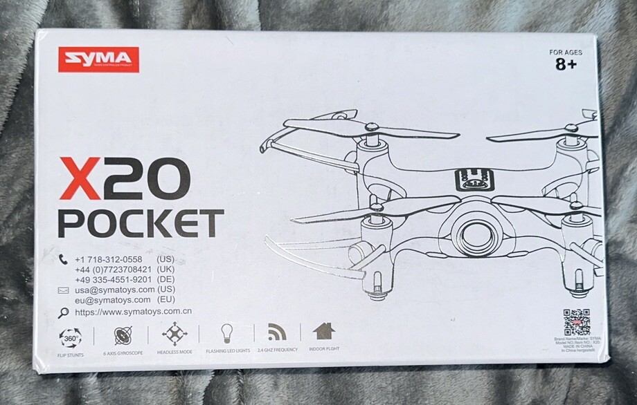 SYMA X20 Mini Pocket Drone RC Drones without Camera Micro Quads ...
