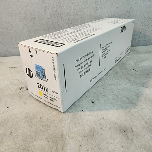 HP CF402X 201X Yellow Hi Yield Cartridge Genuine New OEM Sealed Box ...