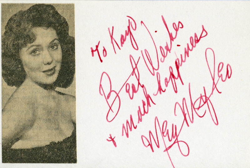 MEG MYLES - AUTOGRAPH NOTE SIGNED | eBay