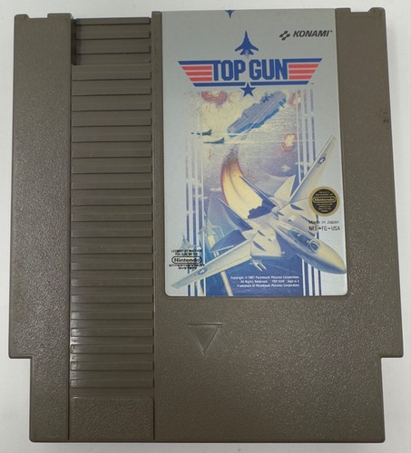 NINTENDO NES GAME KONAMI TOP GUN WORKING ORIGINAL | eBay