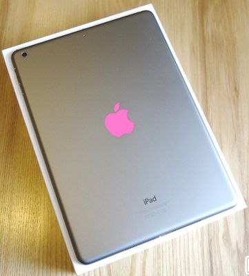 Pink Apple Logo Color Changer Vinyl Sticker Decal for iPad Pro 11 inch ...