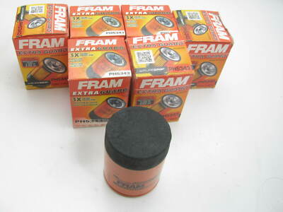 (6) Fram PH5343 Oil Filter Replaces 51357 L14610 PH2867 F12Z-6731-B ...