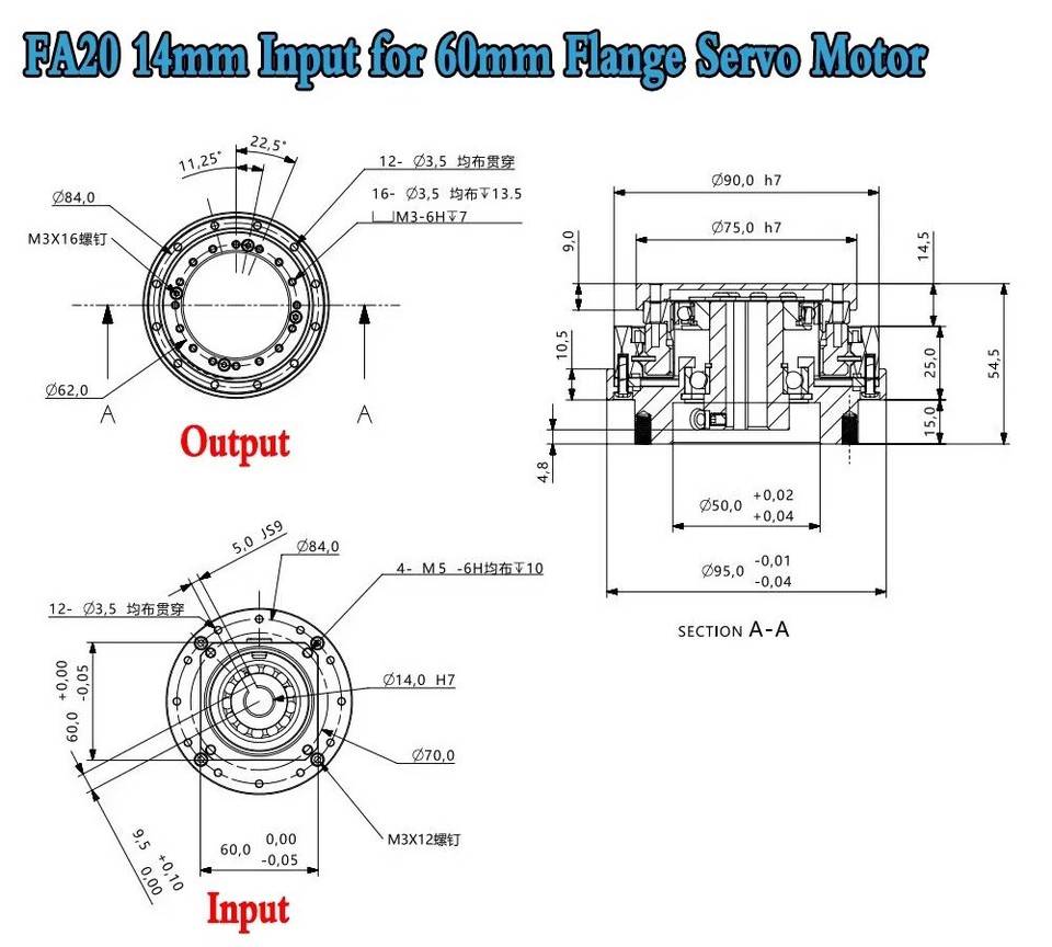 Micro Harmonic Drive Strain Wave Gear Robot Arm Precision Harmonic ...