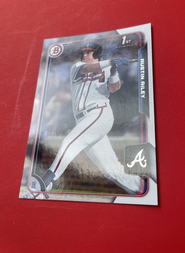 2015 Austin Riley RC Rookie Bowman Atlanta Braves SC | eBay