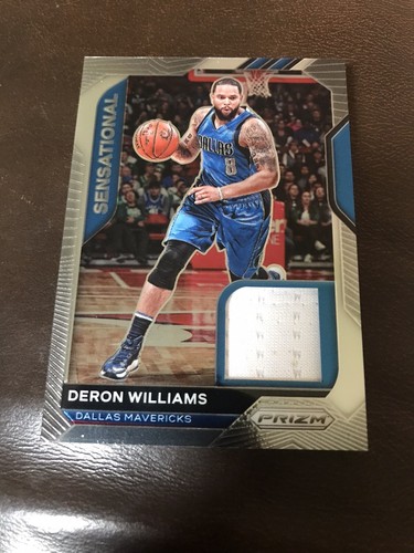 2020-21 Panini Prizm Sensational Swatches Deron Williams #SSW-DWL MAVS ...