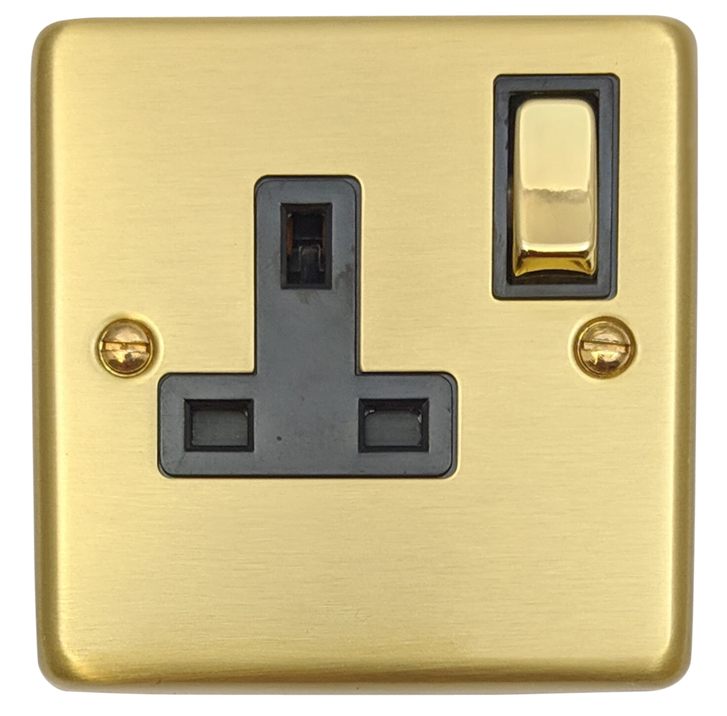Brushed Satin Brass CSB3 Light Switches, Plug Sockets, Dimmers, Cooker ...