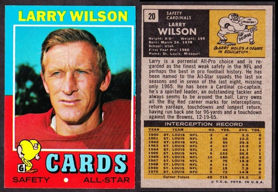 1971 NFL Topps single cards | eBay