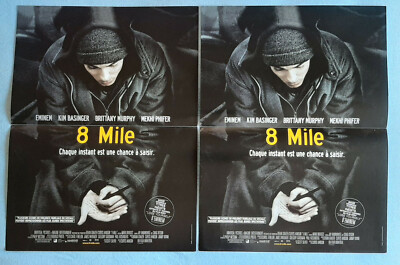 8 MILE - LOT DE 2 AFFICHES DU FILM EN 40/60CM - MOVIE POSTER - 2002 ...