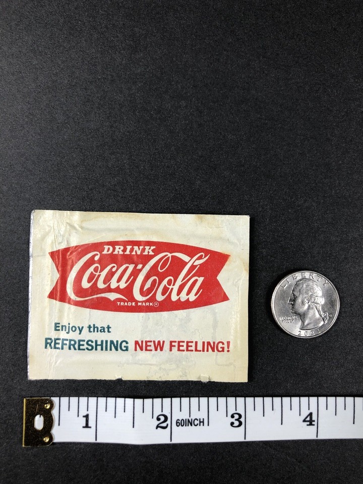 Vintage Coca Cola Wash 'n Dri Packet 1950's? Unused/ sealed | eBay