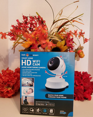 Itek Smart Home HD WI-FI Home Monitoring Security Camera | Night Vision ...