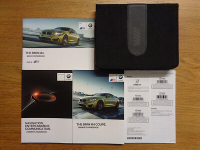 BMW M4 Coupe Owners Handbook/Manual and Pack 14-17 | eBay UK